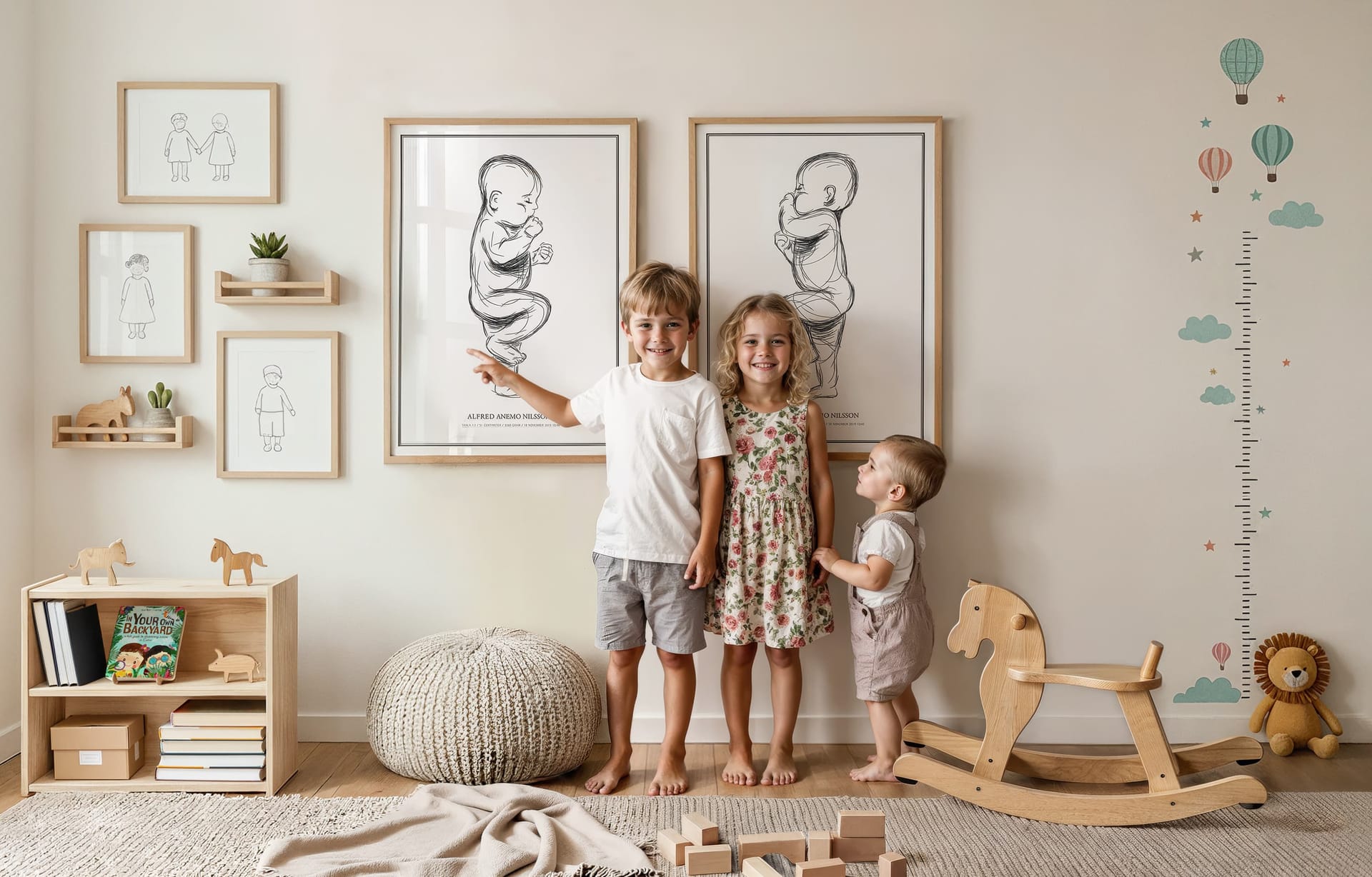 Birth Poster 1:1 | Create your own | Gallerix.co.uk