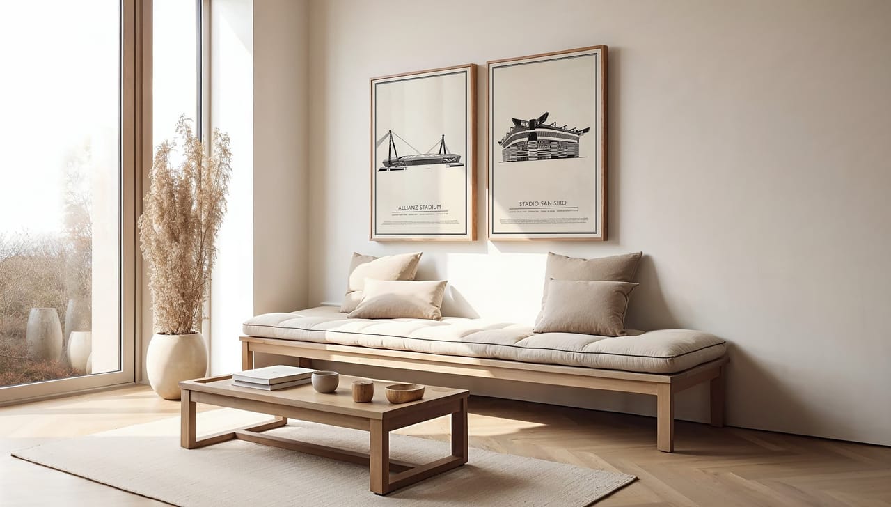 Stadion Posters | Schetsen van iconische stadions | Gallerix.be