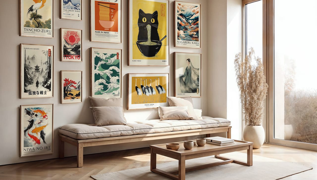 Japandi Poster | Poster artistici giapponesi | Gallerix.it
