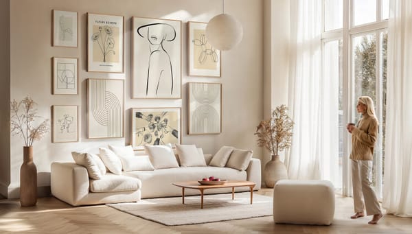 Linijinis piešinys plakatai | Plakatai ir rėmeliai | Gallerix.lt