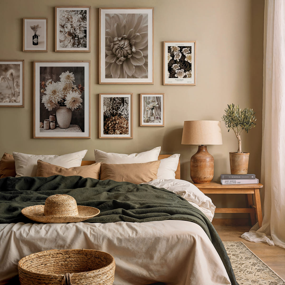 Bedroom Eight Harmony In Quietude Tavelvägg | Gallerix.se