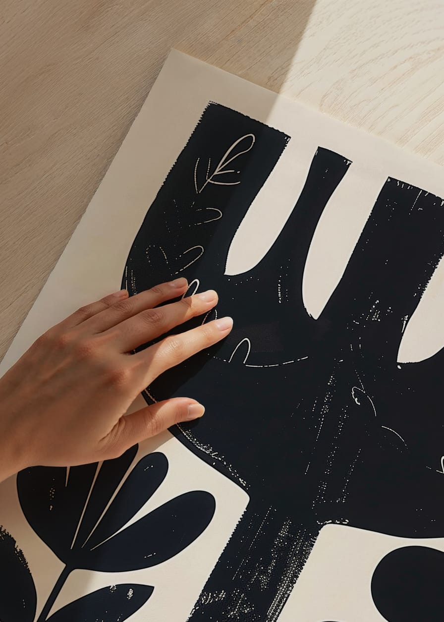 Midnight Flora Poster | Abstrakte | Gallerix.de