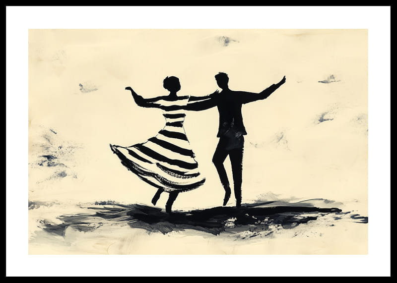 Timeless Waltz Poster | Aquarell | Gallerix.de