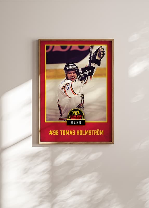 Tomas Holmström #96 Hero Poster | Luleå Hockey | Gallerix.se