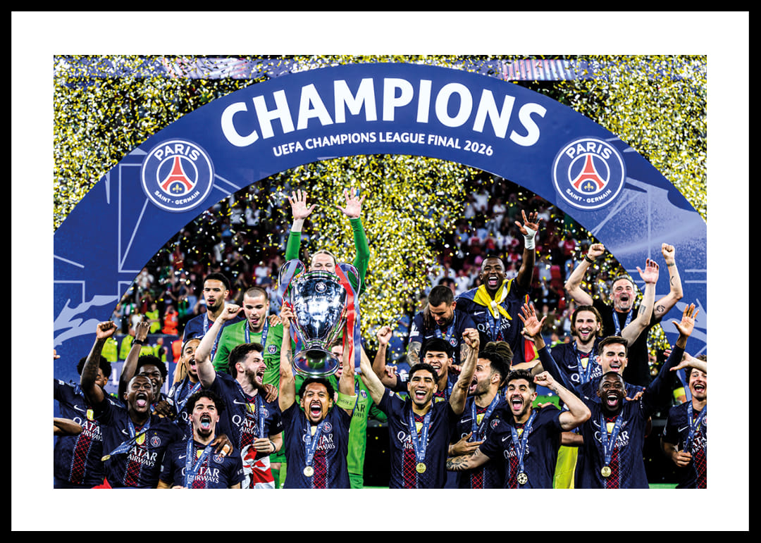 UEFA Champions League 2026 Winners Paris Saint-Germain PSG Poster ...