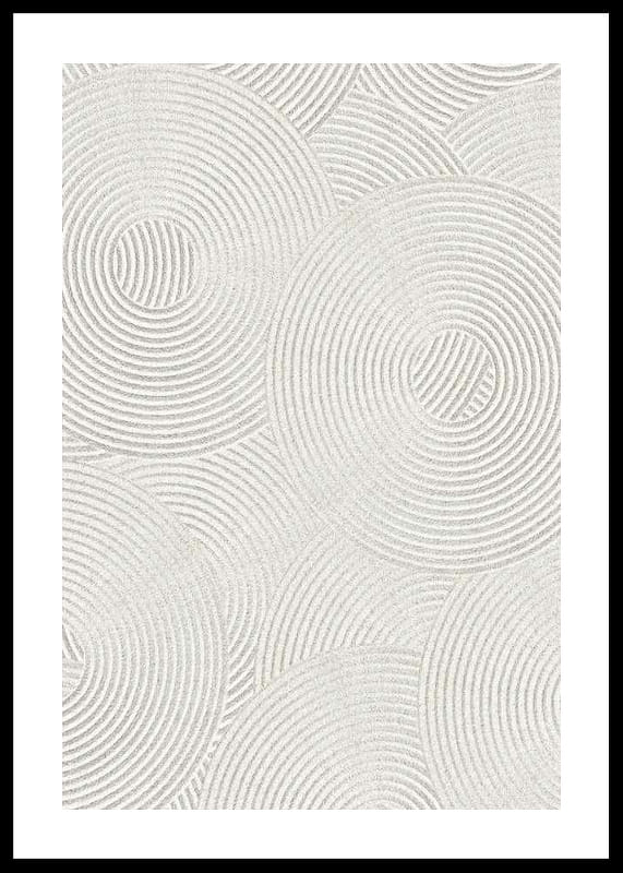 Zen Circle Pattern Poster | Abstrakte | Gallerix.de