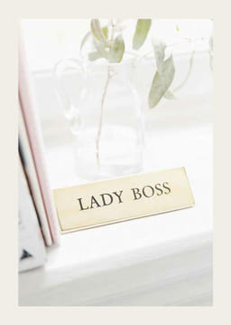 Lady Boss Poster | Mode | Gallerix.se