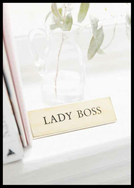 Lady Boss Poster | Mode | Gallerix.se