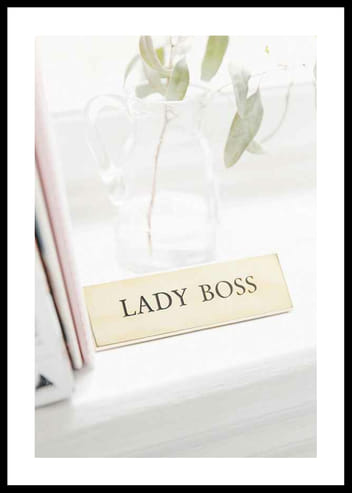 Lady Boss Poster | Mode | Gallerix.se