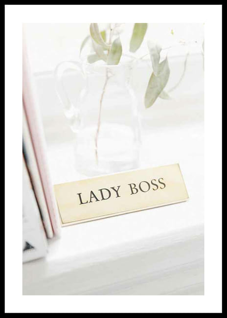 Lady Boss Poster | Mode | Gallerix.se