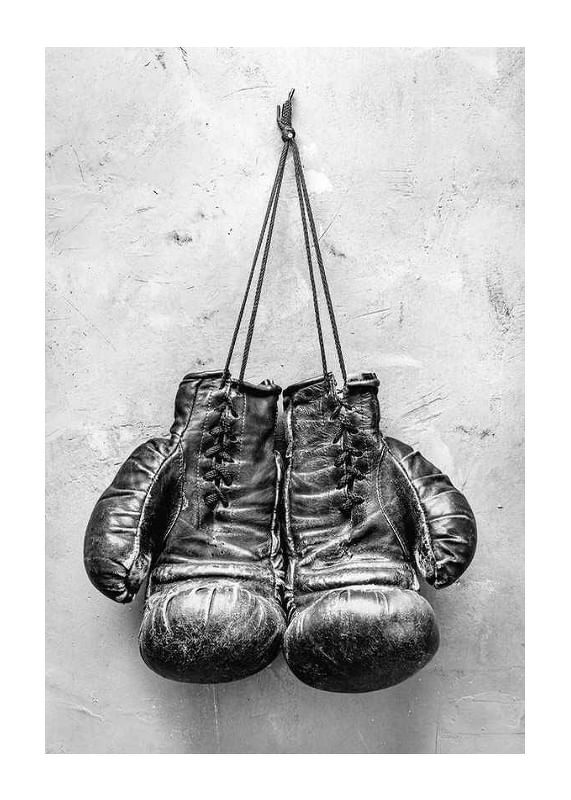 Worn Boxing Gloves Poster | Fotokunst | Gallerix.be