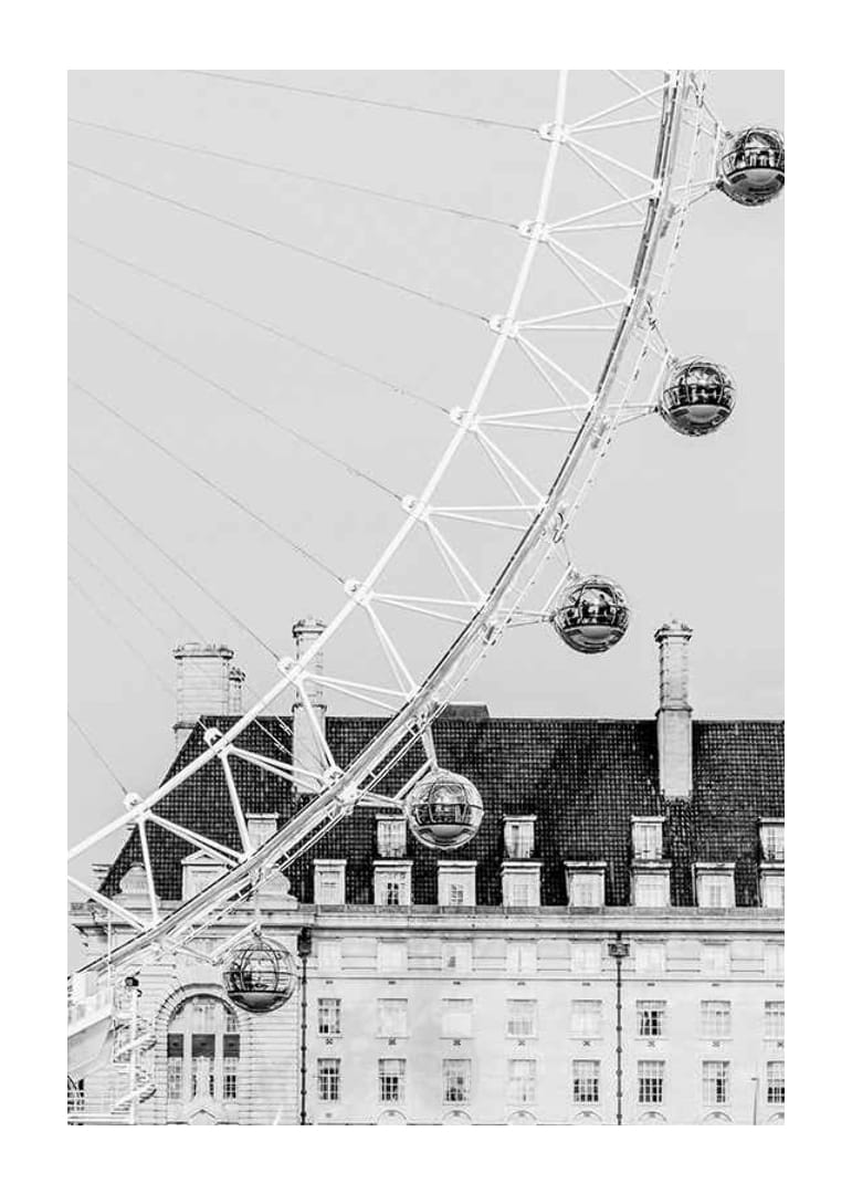 London Eye Poster | Städer och Arkitektur | Gallerix.se