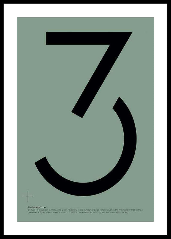 Graphical Number 3 Poster | Grafiskt | Gallerix.se