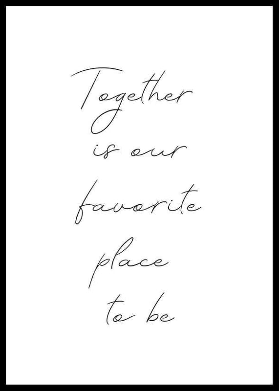 Together Poster | | Gallerix.de