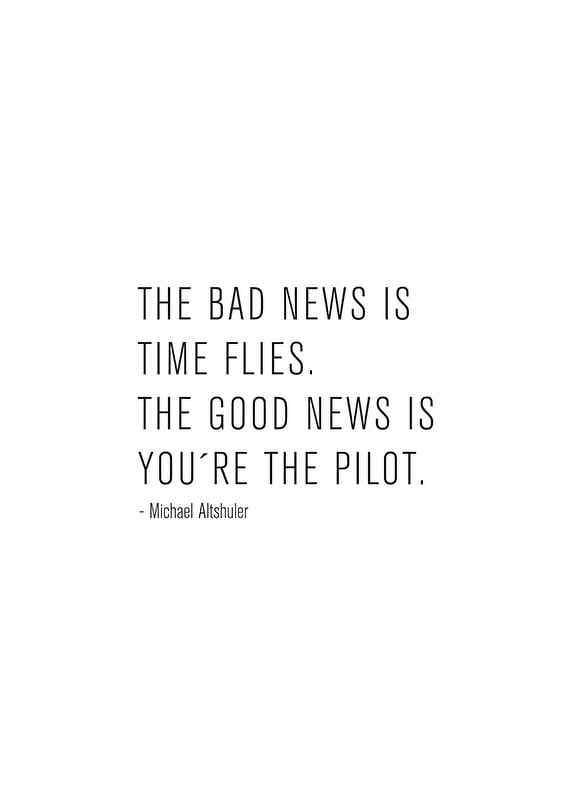 Time Flies Poster | Textposter | Gallerix.de