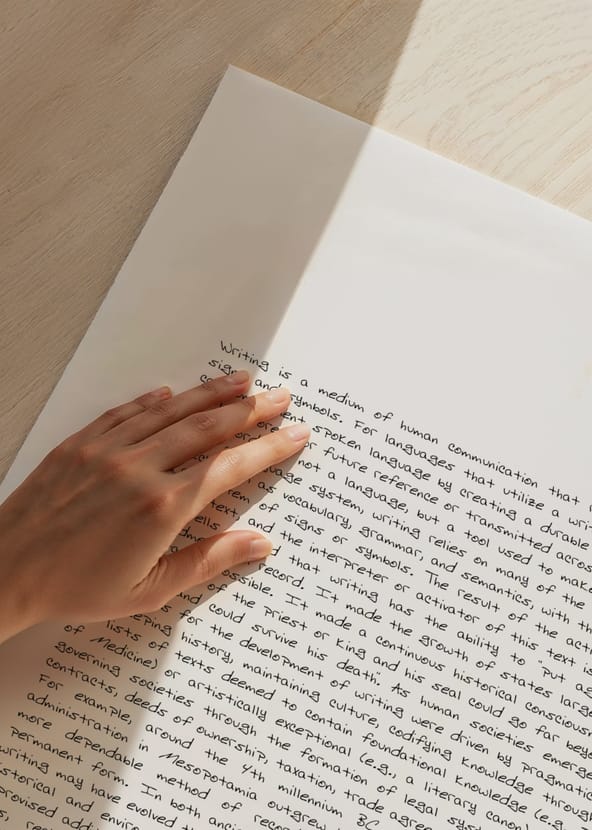 The Written Word Poster | Textposter | Gallerix.de