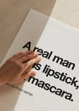 Real Man Poster | Mode | Gallerix.se