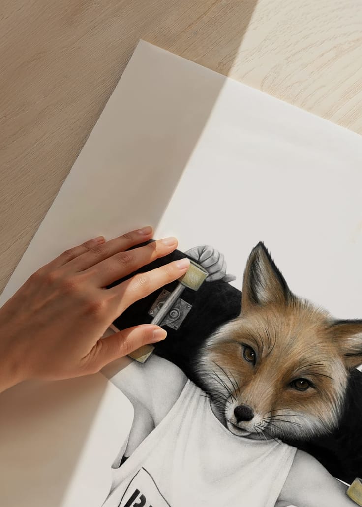Sanna Wieslander Fox'N'Roll Poster | Sanna Wieslander | Gallerix.se
