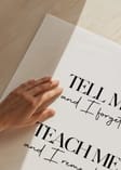 Tell Me Poster | Texttavlor | Gallerix.se