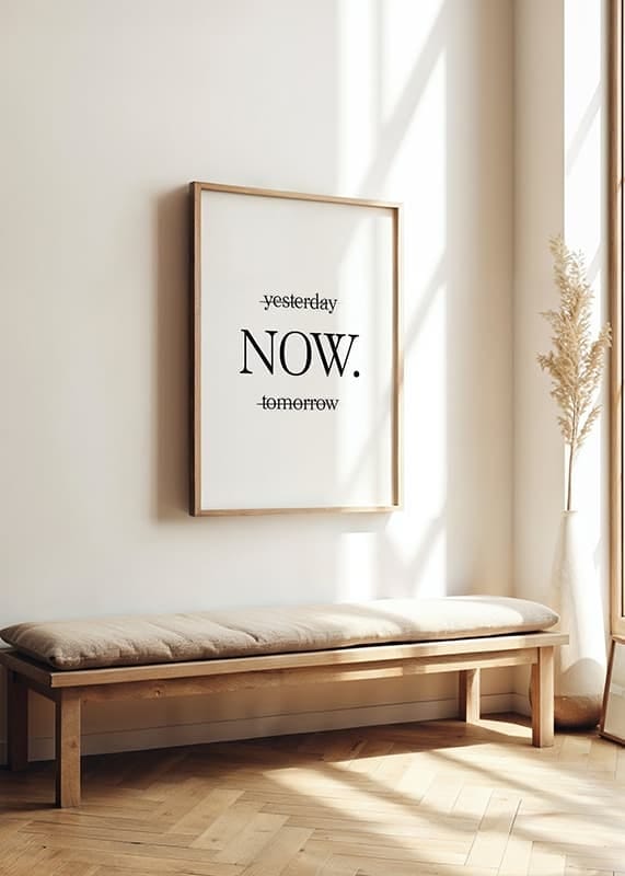 Now Poster | Textposter | Gallerix.de