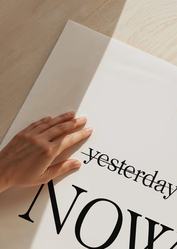 Now Poster | Textposter | Gallerix.de