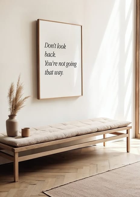 Don't Look Back Poster | | Gallerix.de