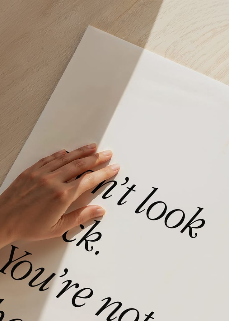 Don't Look Back Poster | | Gallerix.de