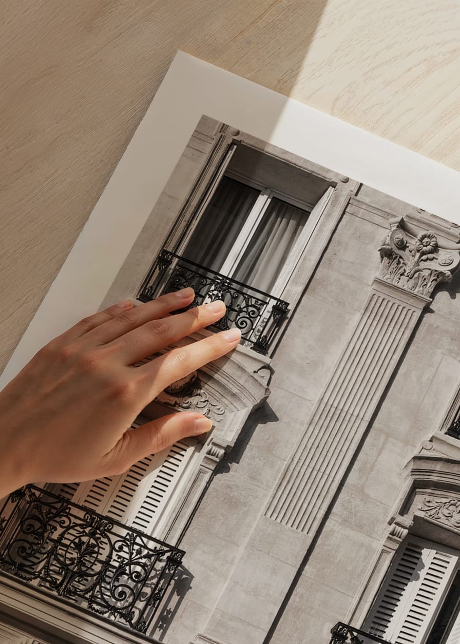 Parisian Building Facade Poster | Fotokunst | Gallerix.de