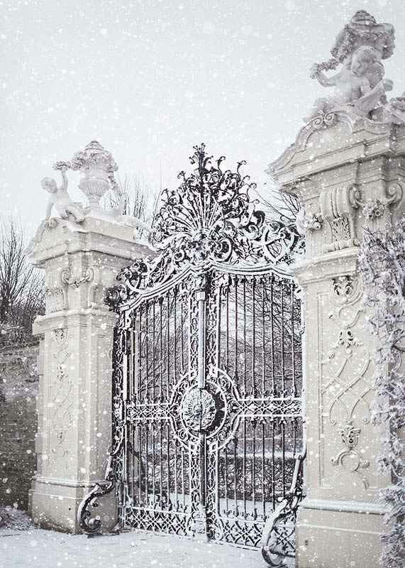 Snowy Gate Poster | Fotokonst | Gallerix.se
