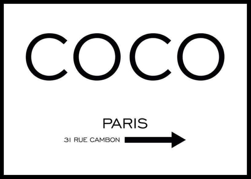 Coco Paris Poster | Mode | Gallerix.se