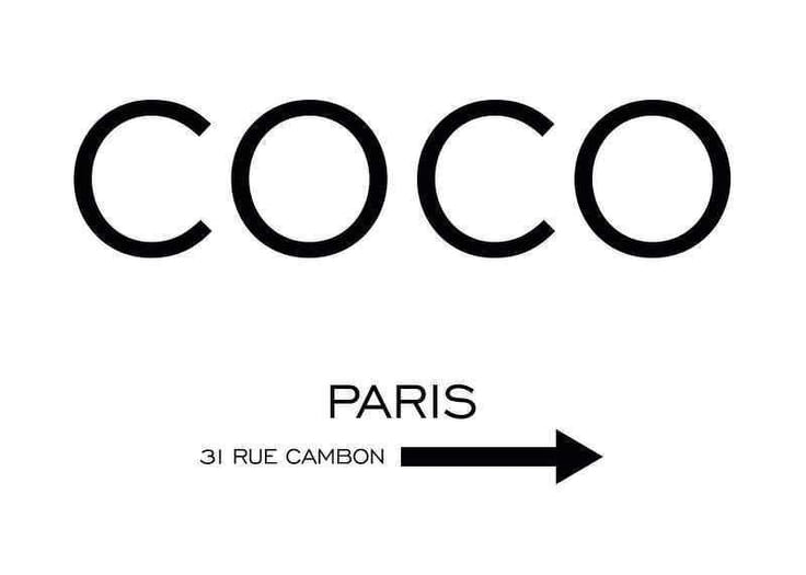 Coco Paris Affiche | Mode | Gallerix.fr