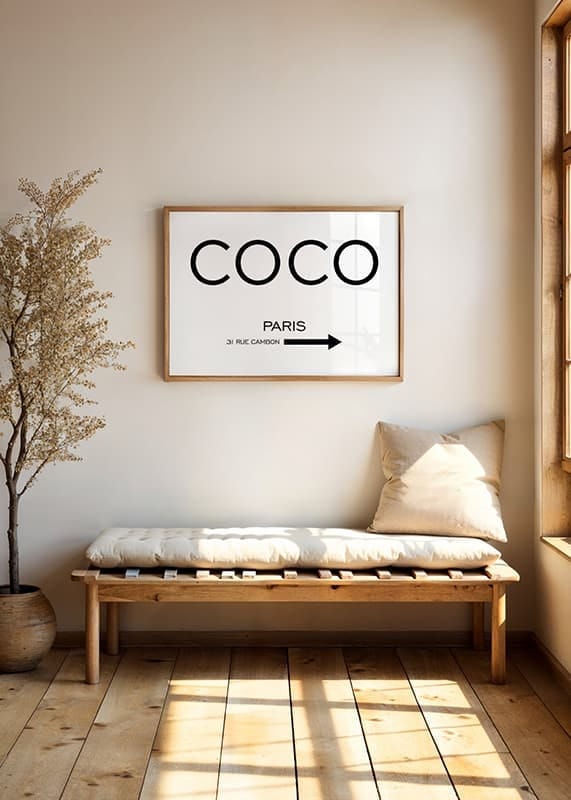 Coco Paris Poster | Mode | Gallerix.de
