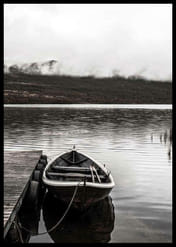 Boat In Lake Poster | Natur | Gallerix.se