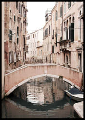 Bridge In Venice Poster | Fotokunst | Gallerix.de