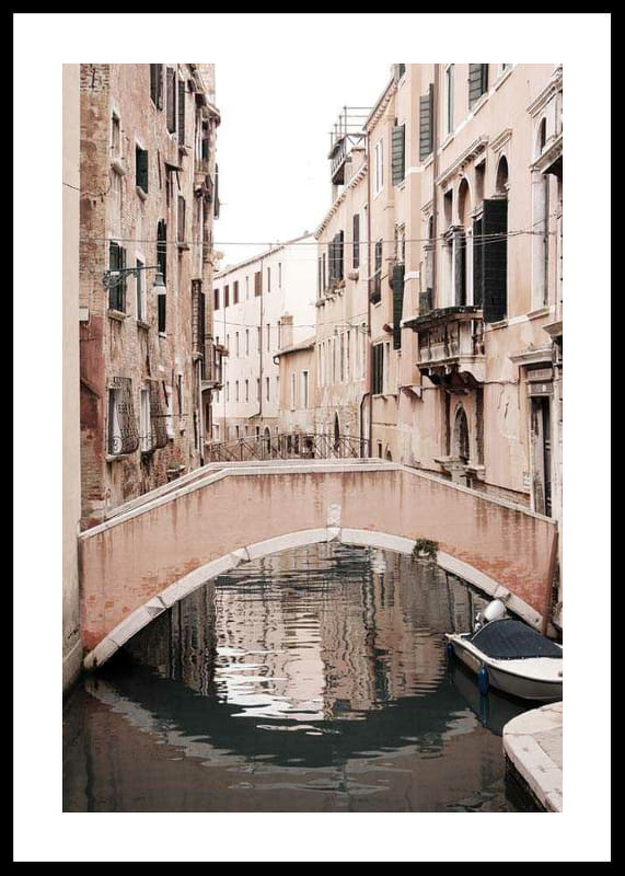 Bridge In Venice Poster | Fotokunst | Gallerix.de