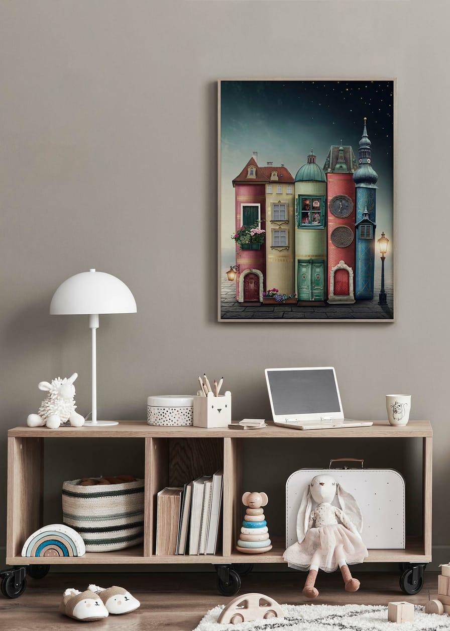 House Of Books Poster | Barntavlor | Gallerix.se