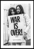 John Lennon Yoko Ono War Is Over Poster | Ikoniska fotografier ...