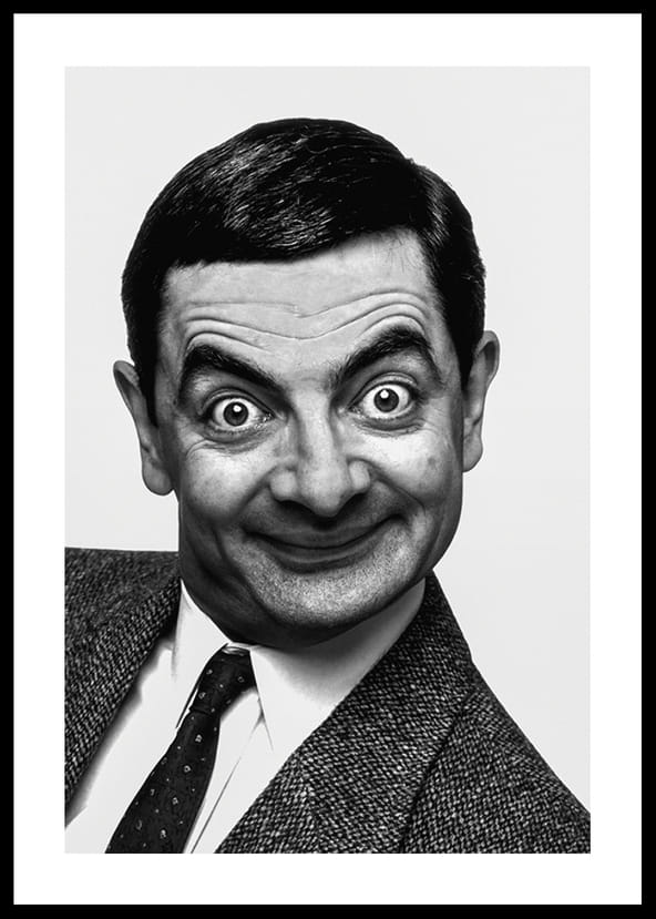 Rowan Atkinson Mr Bean Poster | Ikoniska fotografier | Gallerix.se