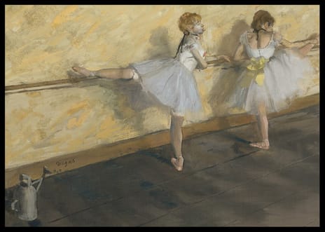 Dancers Practicing at the Barre By Edgar Degas Poster | | Gallerix.se