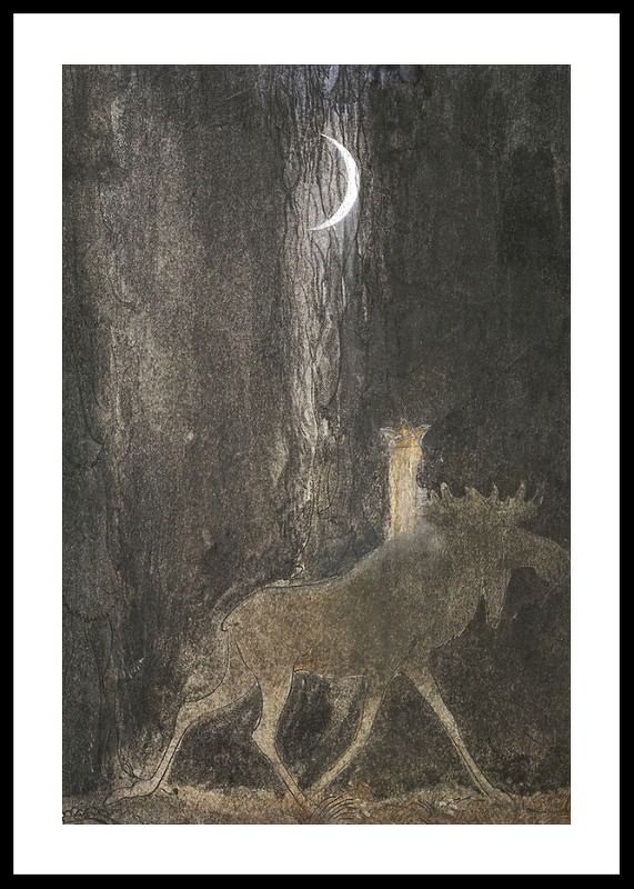 Tuvstarr och Skutt By John Bauer Poster | Barntavlor | Gallerix.se