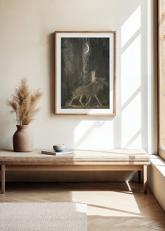 Tuvstarr och Skutt By John Bauer Poster | Barntavlor | Gallerix.se