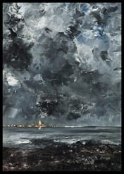 Staden By August Strindberg Poster | Berömda konstnärer | Gallerix.se