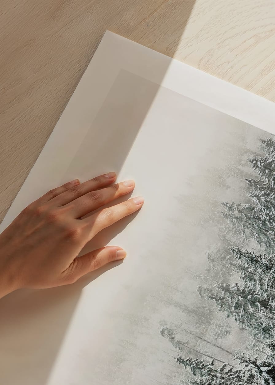 Snow Covered Forest Poster | Naturbilder | Gallerix.de