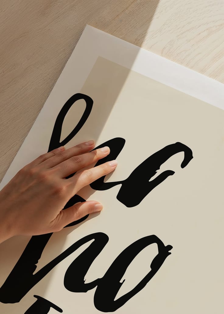 Abstract Ho Ho Ho Poster | Julkonst | Gallerix.se