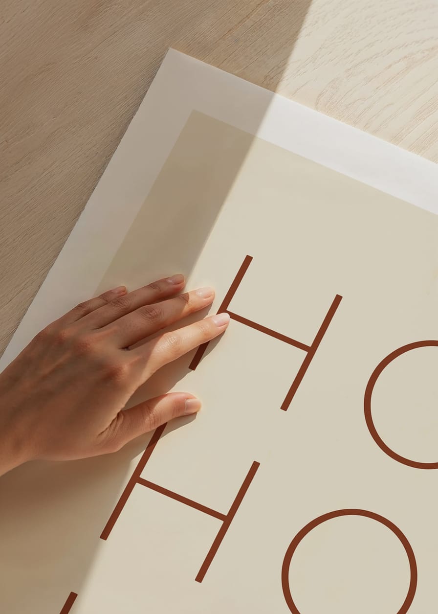 Ho Ho Ho Plakat | Julekunst | Gallerix-home.dk