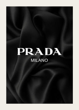 Prada Milano Satin Poster | Fashion | Gallerix.nl
