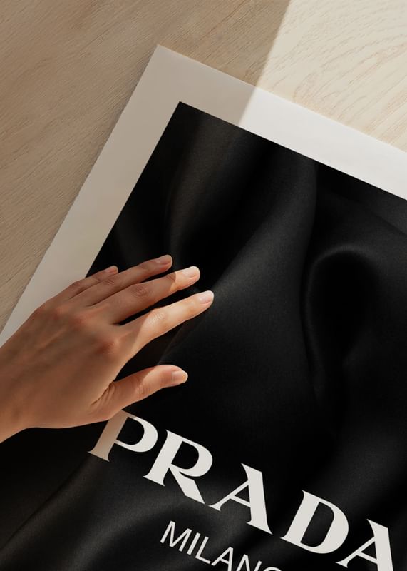 Prada Milano Satin Poster | Fashion | Gallerix.be