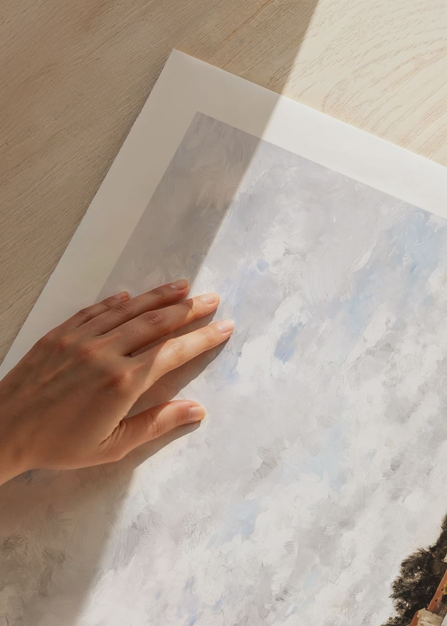 Landscape By Jean-Eugène Clary Poster | Berühmte Künstler | Gallerix.de