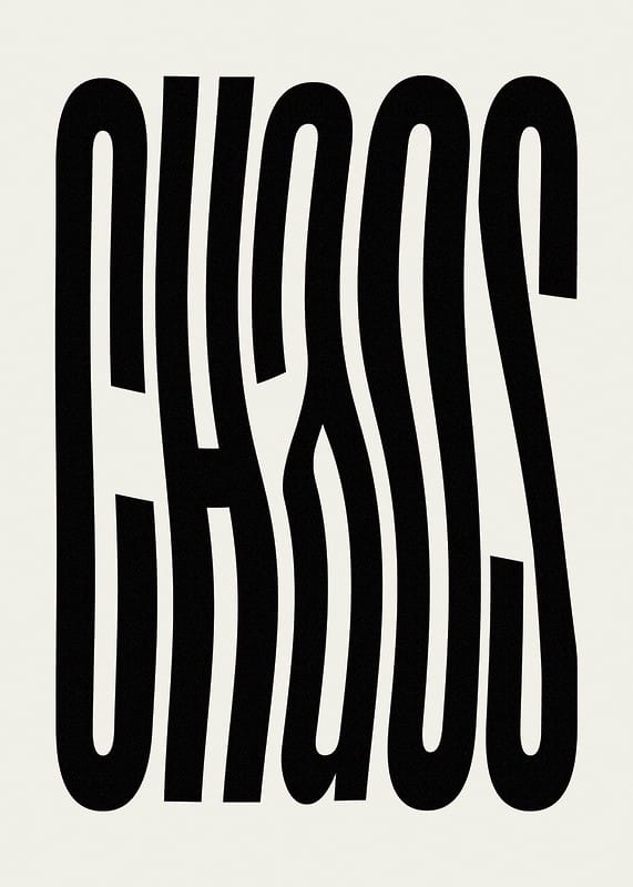 Chaos Poster | Graphic design | Gallerix.co.uk