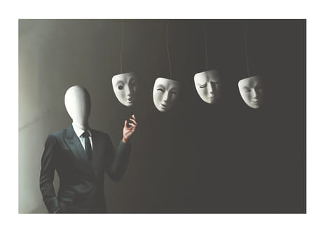 Multiple Identities Poster | Konzeptionell und Surreal | Gallerix.de